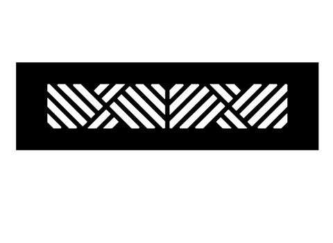 Chevron Metal Grille – Reggio Register