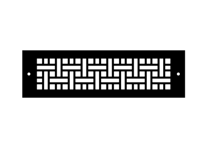 Basketweave Toe Kick Vent Cover | Reggio Register