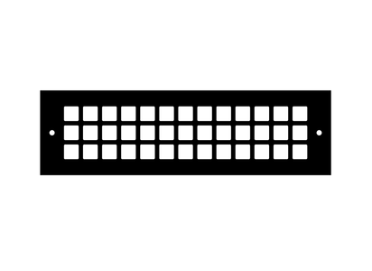 Square Toe Kick Vent Cover | Reggio Register